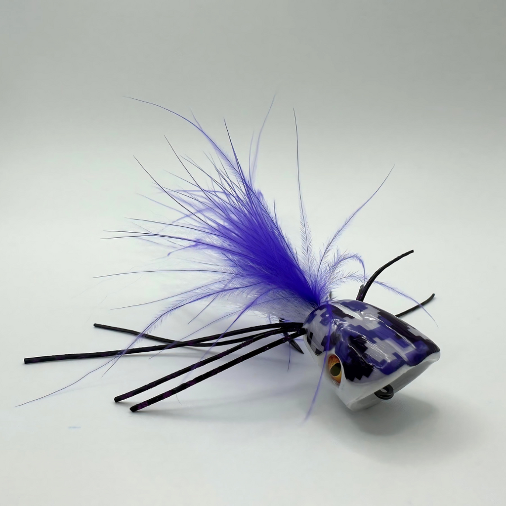 Surface Seducer® Double Barrel Camo Bass Bug popper - Flymen Fishing ...
