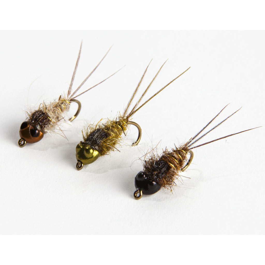 Nymph-Head® Evolution™ Mayfly Clinger & Crawler tungsten beadheads ...