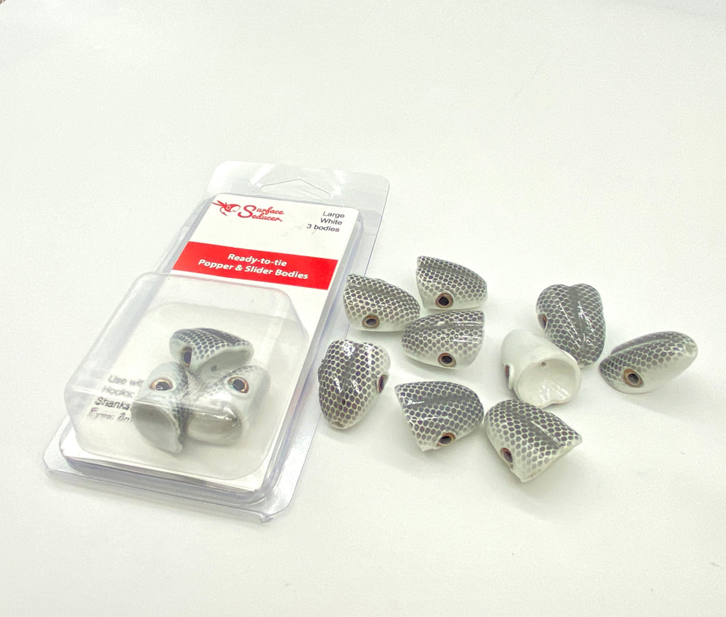 Surface Seducer® READY-TO-TIE popper bodies - Flymen Fishing Company