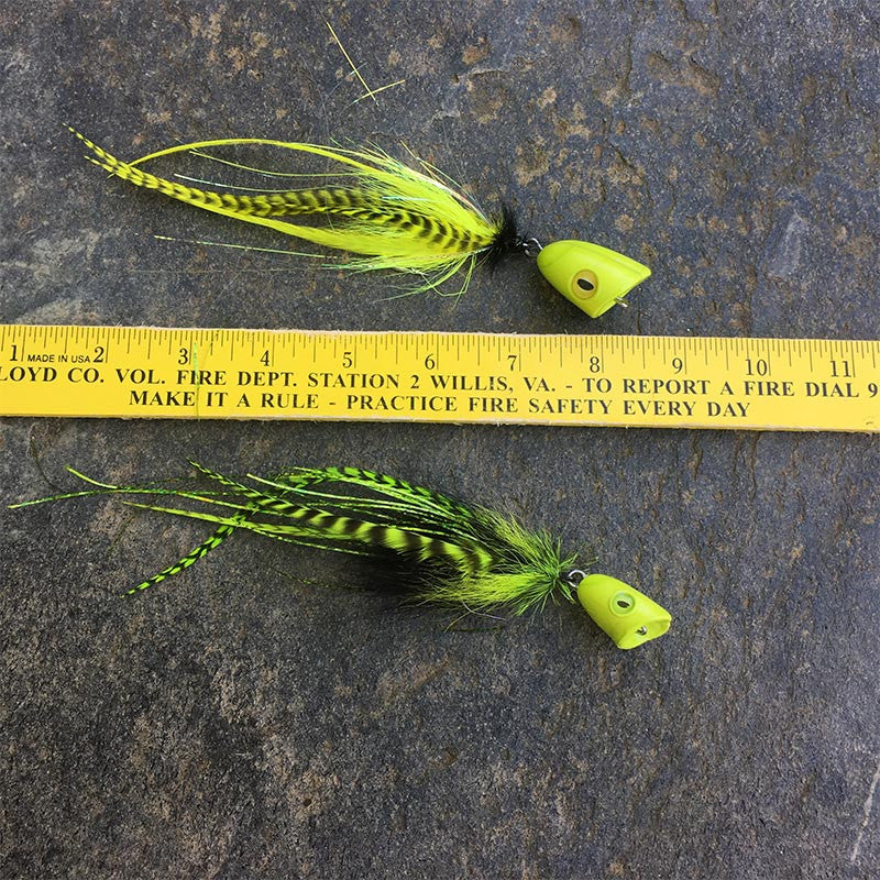 Surface Seducer® Double Barrel™ popper & slider body - Flymen Fishing ...