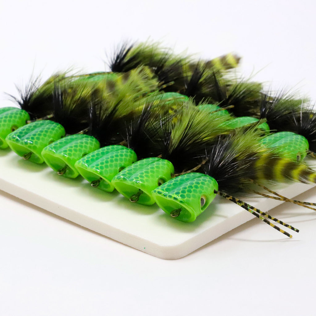 Surface Seducer® Double Barrel™ Bass Bug popper 2.0 - Flymen Fishing ...