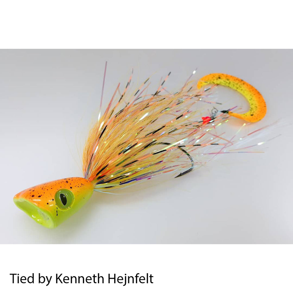 Surface Seducer® Double Barrel™ popper & slider body - Flymen Fishing ...