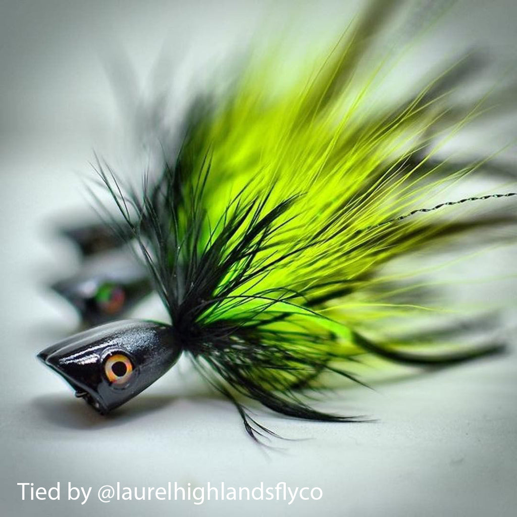 Surface Seducer® Double Barrel™ popper & slider body - Flymen Fishing ...